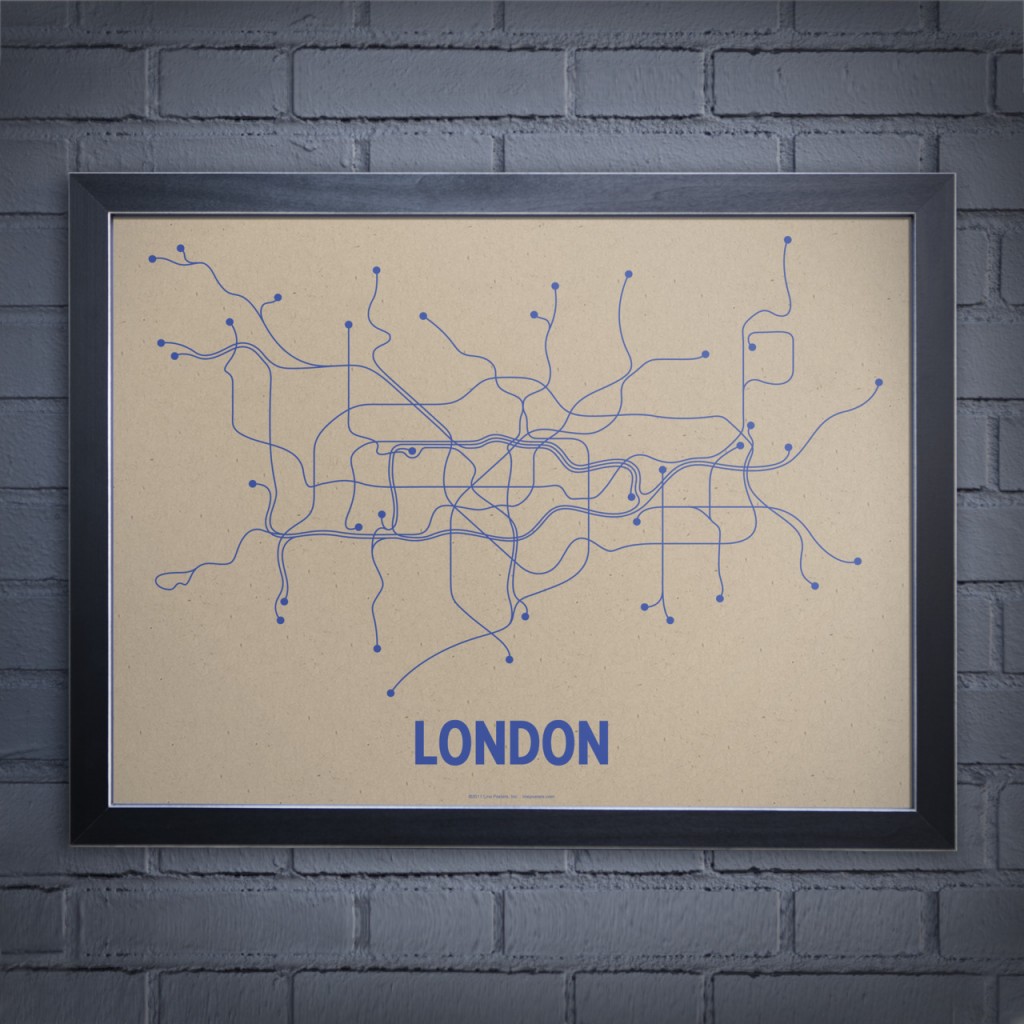 Line Poster Design - adomedia